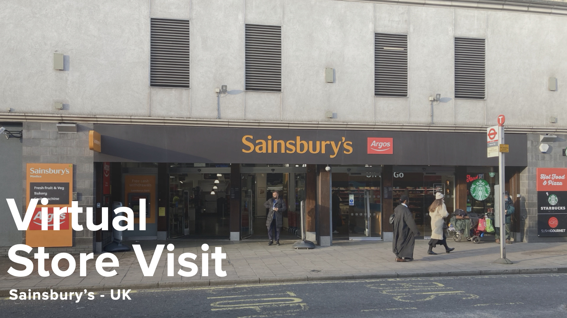 Virtual Store Tour - Sainsbury's UK
